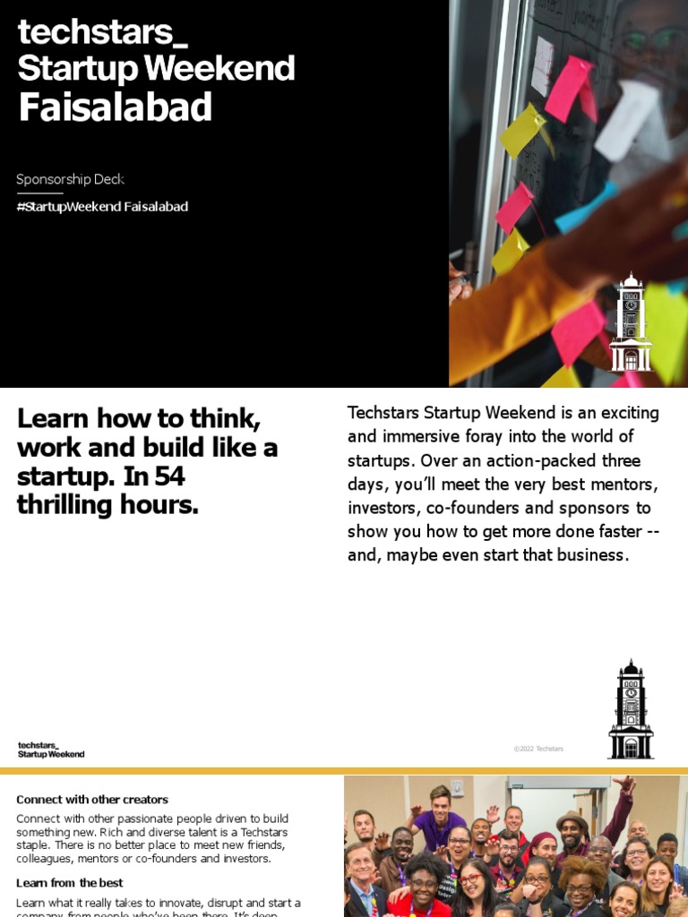 Techstar Startup Weekend FSD | PDF | Startup Company | Small Business ...