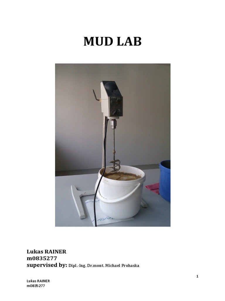 Mud Lab Report - Drilling Fluid | PDF | Liquids | Mechanical Engineering