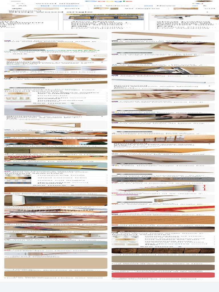 Wood Angle Cutting Techniques | PDF | Woodworking | Wood