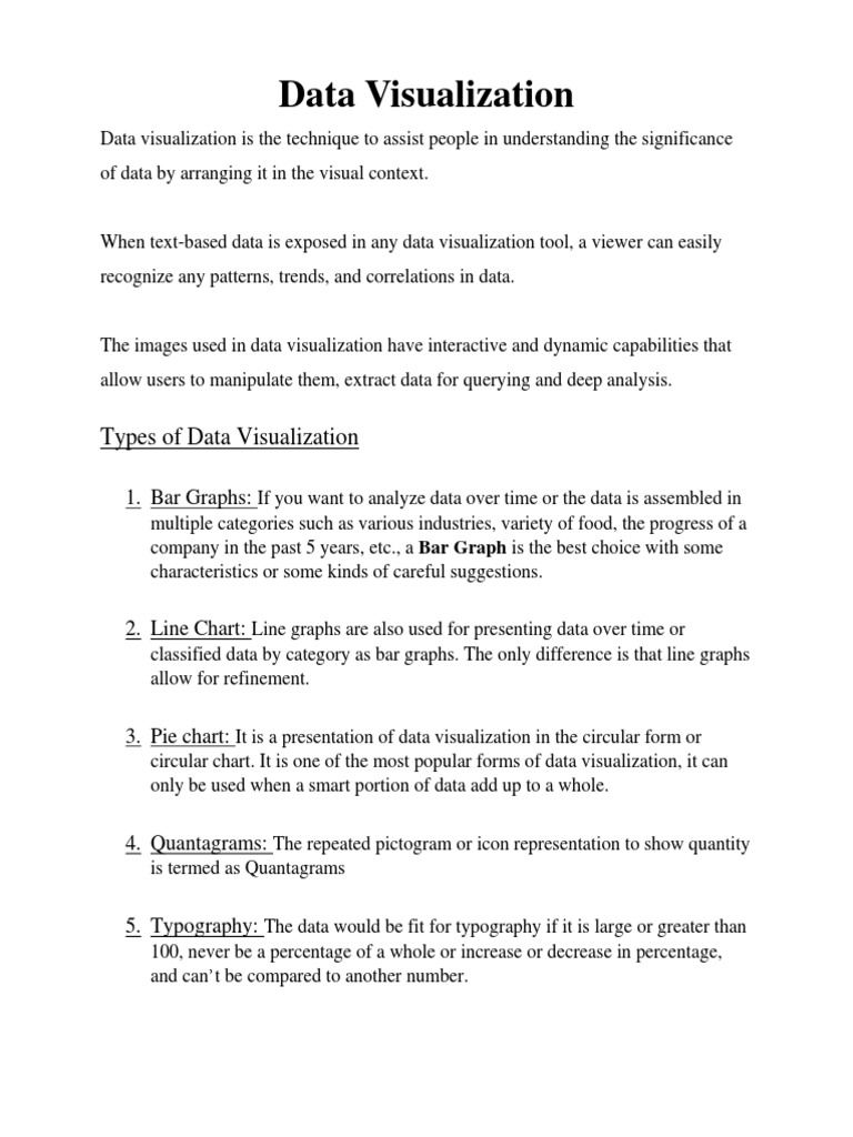 Data Visualization | PDF