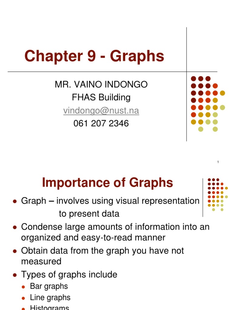 Chapter 9 - Graphs | PDF | Chart | Cartesian Coordinate System