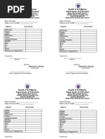 Form 137 Blank | PDF | Learning | Behavior Modification
