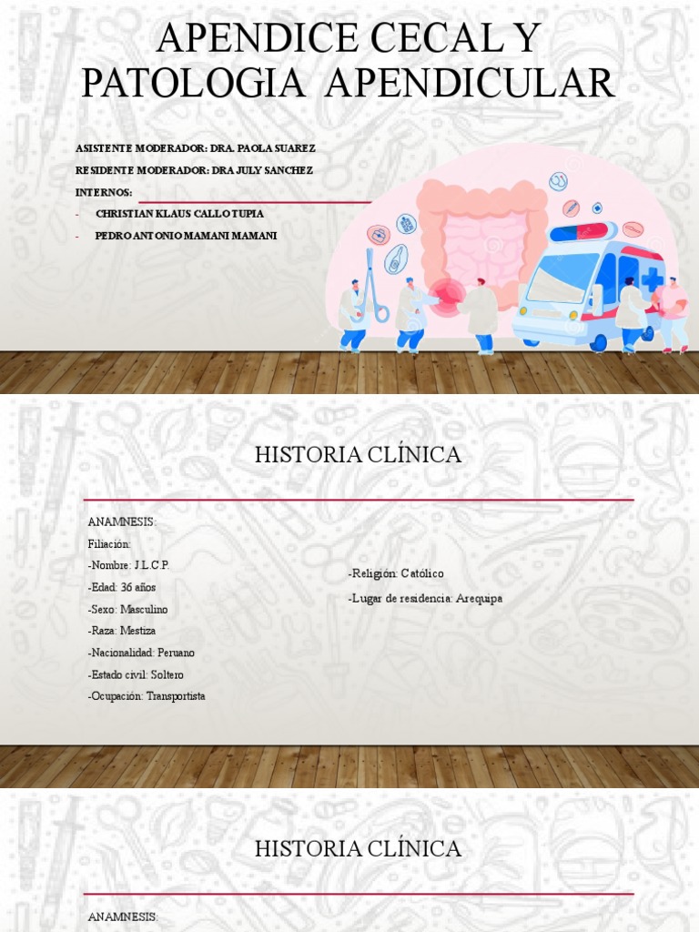 Apendice Cecal y Patologia Apendicular | PDF | Especialidades Medicas ...