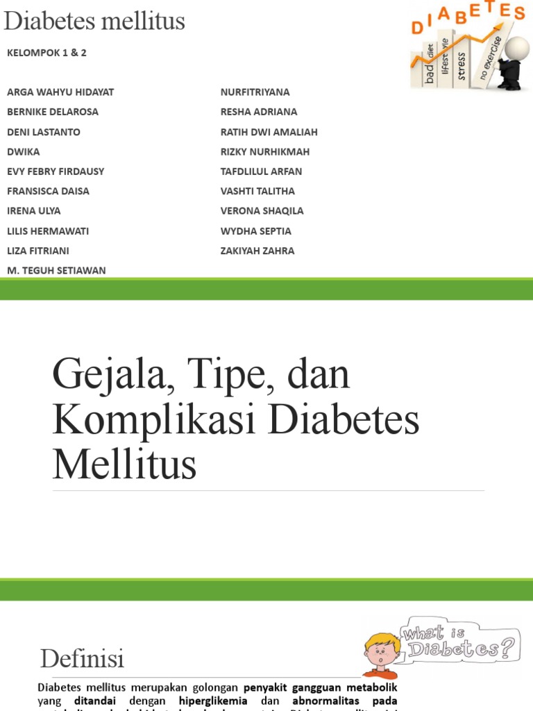 Diabetes Mellitus Kelompok 1, 2 | PDF