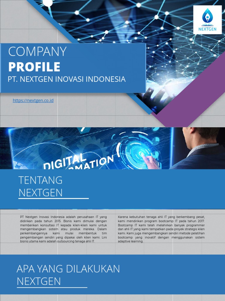 Profil PT. Nextgen Inovasi Indonesia | PDF | Bisnis