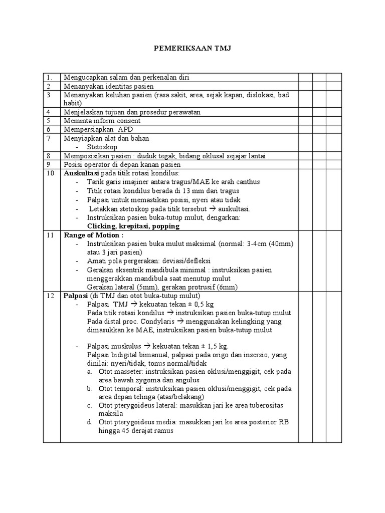 Checklist Prosto | PDF