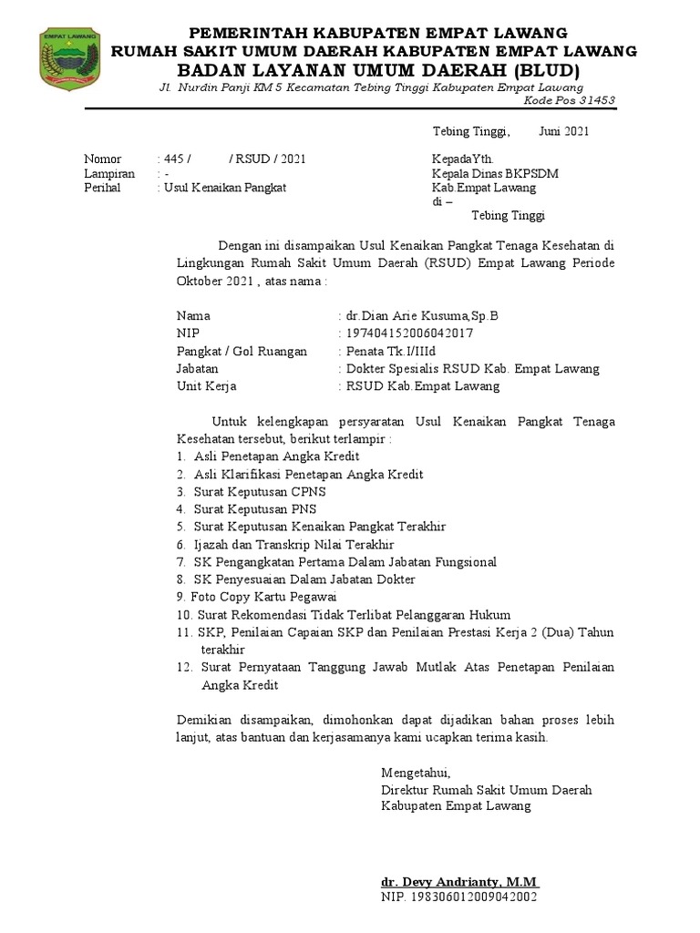 Usul Jabatan Fungsional | PDF