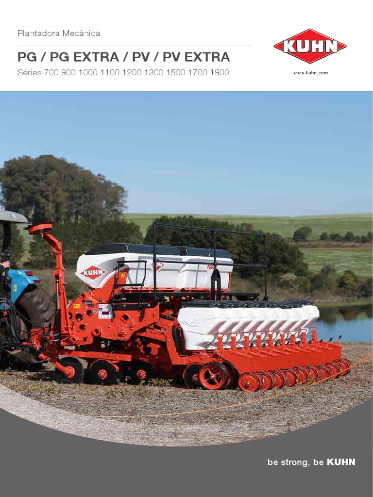 Plantadoras KUHN: Eficiência e Precisão | PDF | Agricultura | Materiais ...