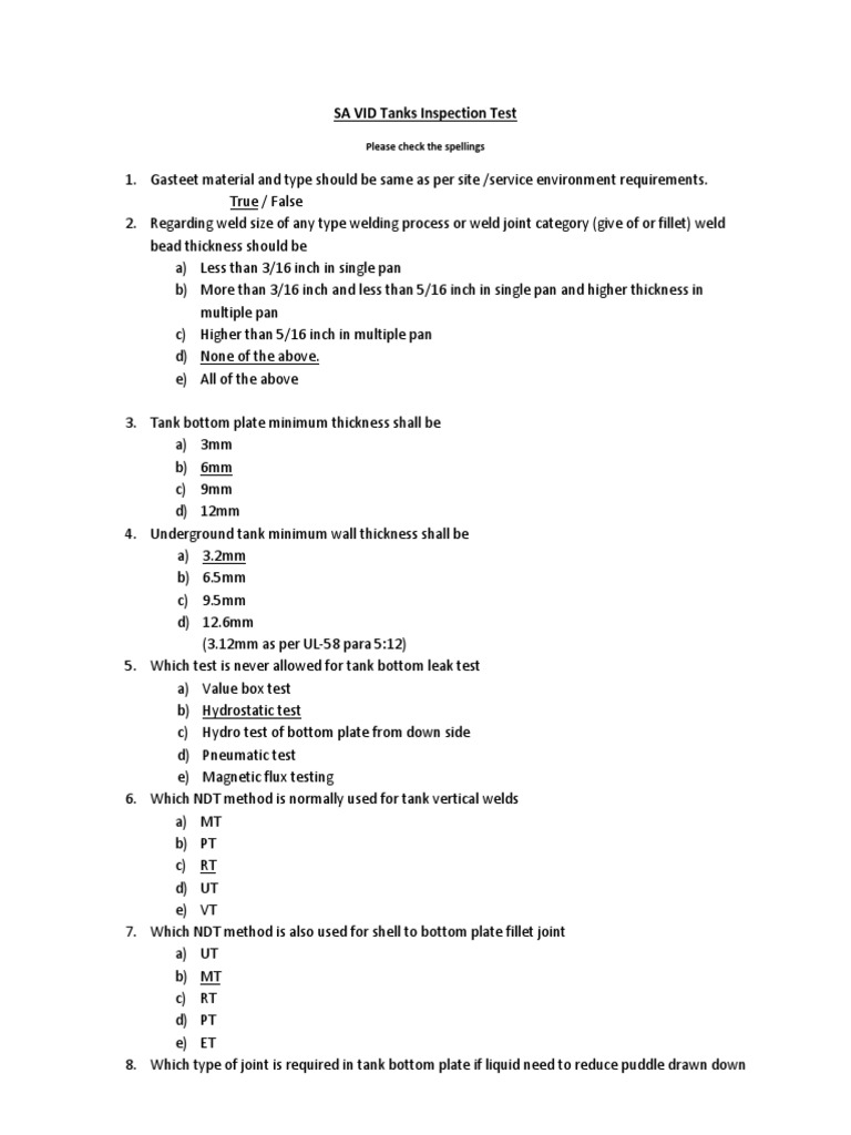 QM 34 - Tanks | PDF | Welding | Construction