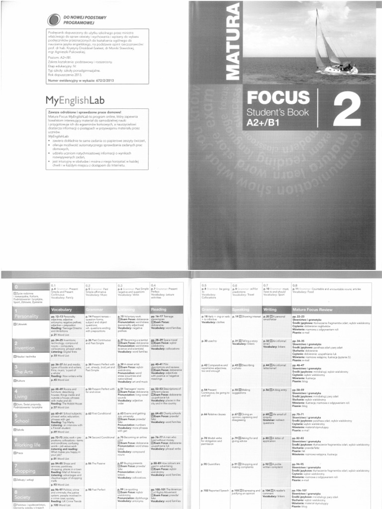 Matura Focus 2 Książka Ucznia | PDF