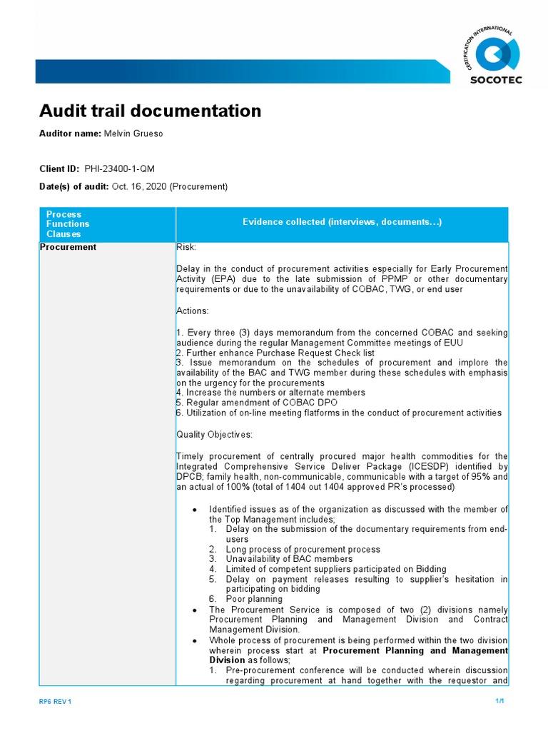 Procurement | PDF | Procurement | Audit