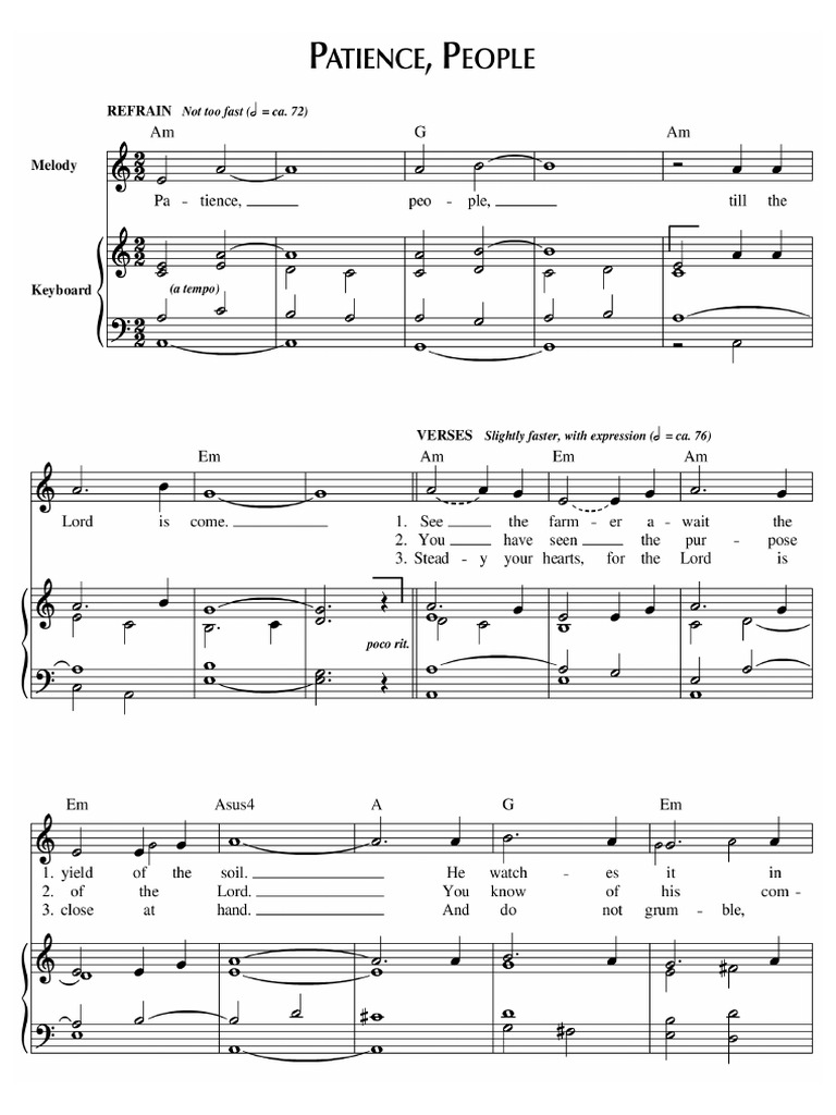 Patience, People | PDF