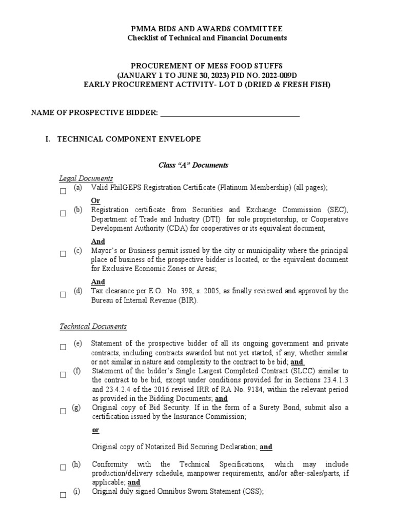 Updated Checklist Mess EPA D | PDF | Joint Venture | Notary Public