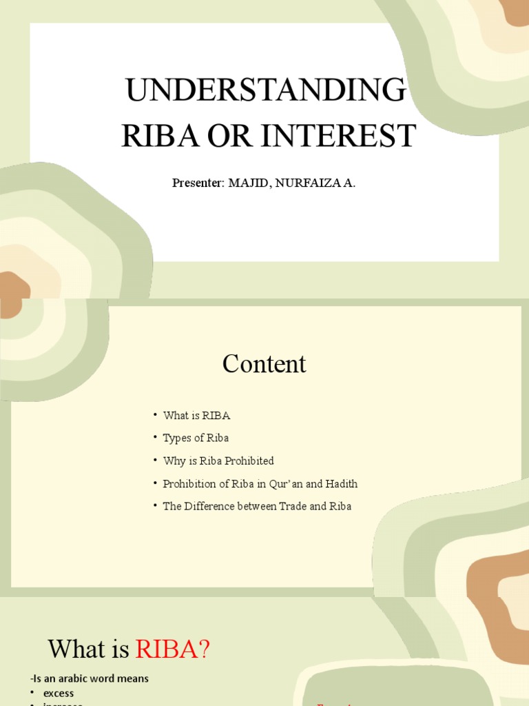 Understanding Riba or Interest | PDF | Abrahamic Religions | Sharia