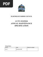 CCTV Maintenance Checklist | PDF | Technology & Engineering