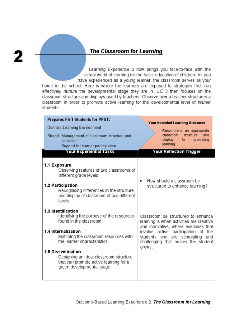 Classroom Structure for Active Learning | PDF