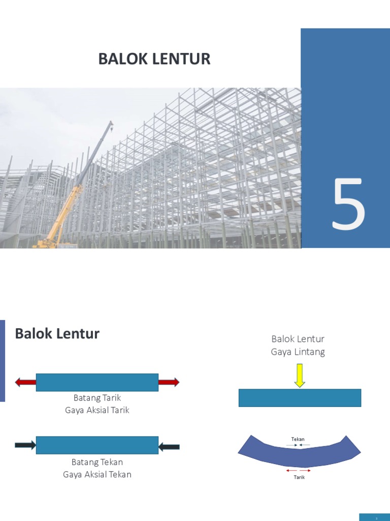 Pertemuan 9 (Balok Lentur 1) | PDF