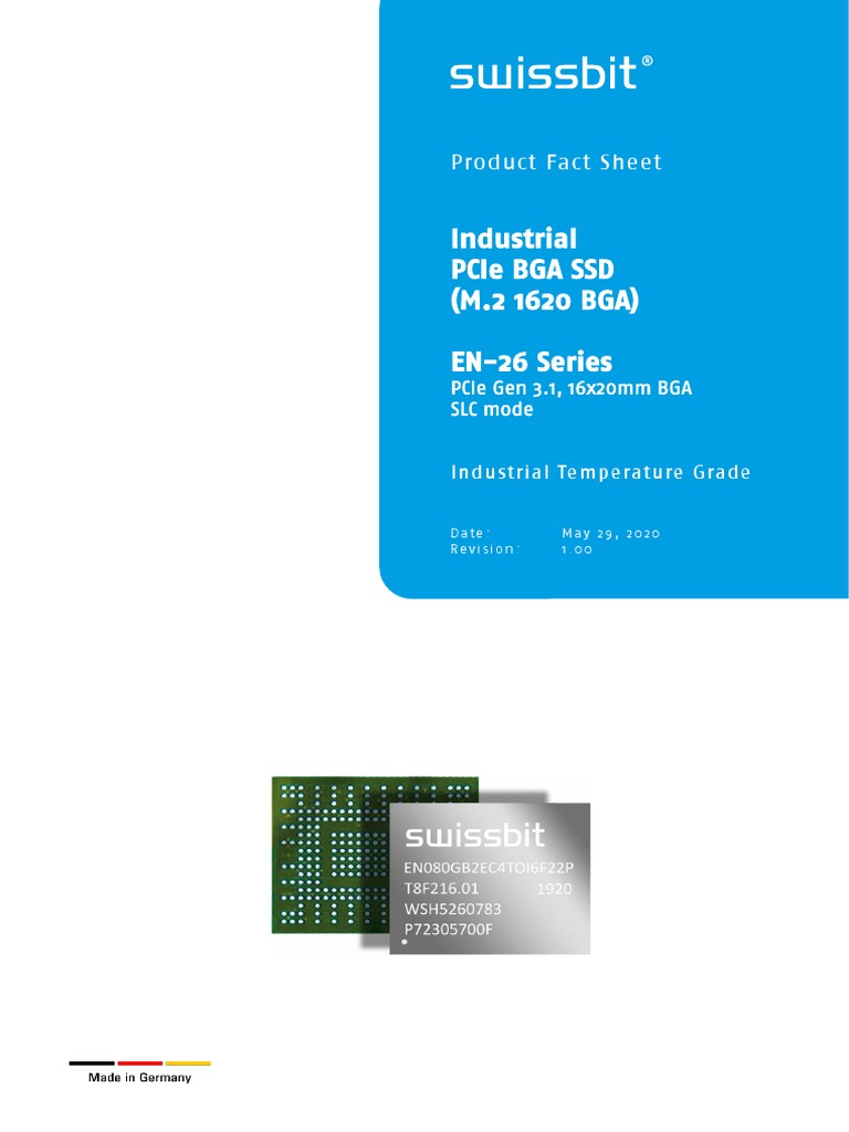 EN-26 Fact Sheet | PDF | Flash Memory | Electronics