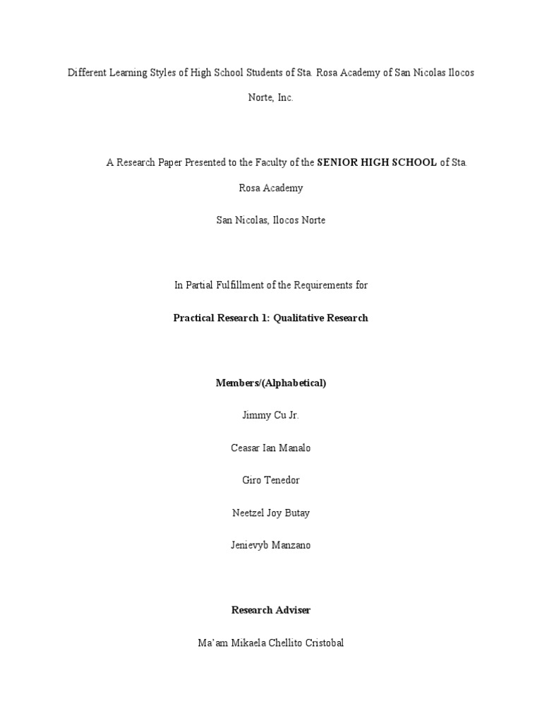 Chpter-1-3-dls. | PDF | Learning Styles | Learning