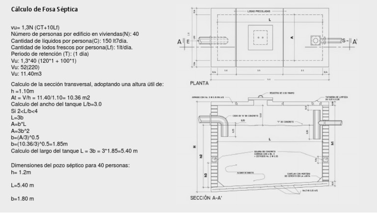 Cálculo De Una Fosa Séptica _ Calcular Fosa Septica – QIZR