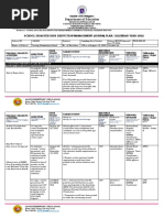 DRRM Action Plan SY 2022-2023 | PDF
