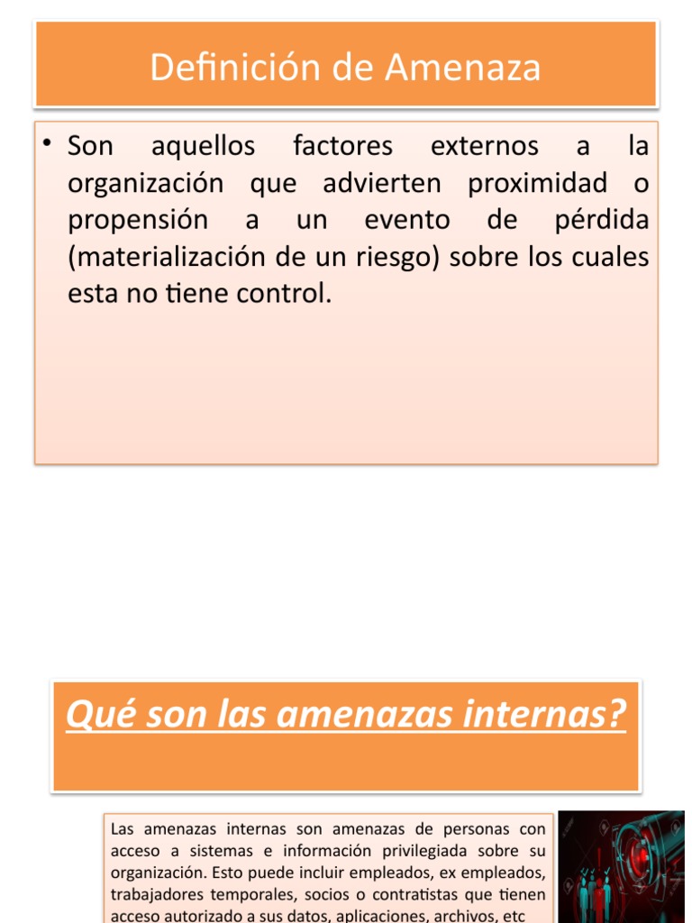 Amenazas Internas | PDF | La seguridad informática | Seguridad