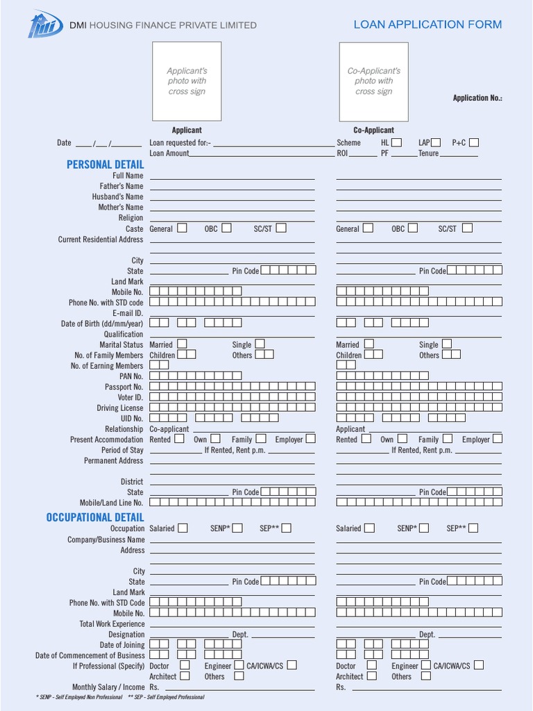 Application Form DMI | PDF | Value Added Tax | Identity Document