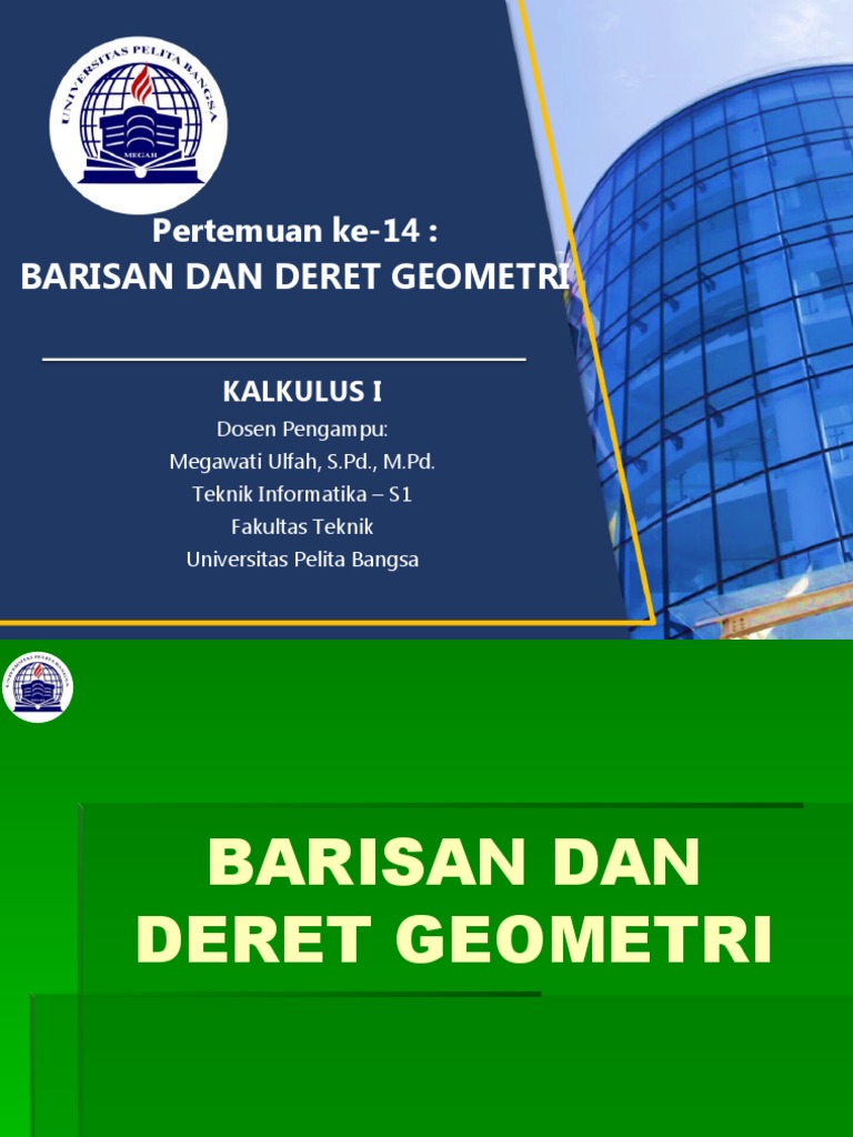 14.3+-+Barisan+dan+Deret+Geometri | PDF | Metode & Bahan Ajar | Griya & Taman