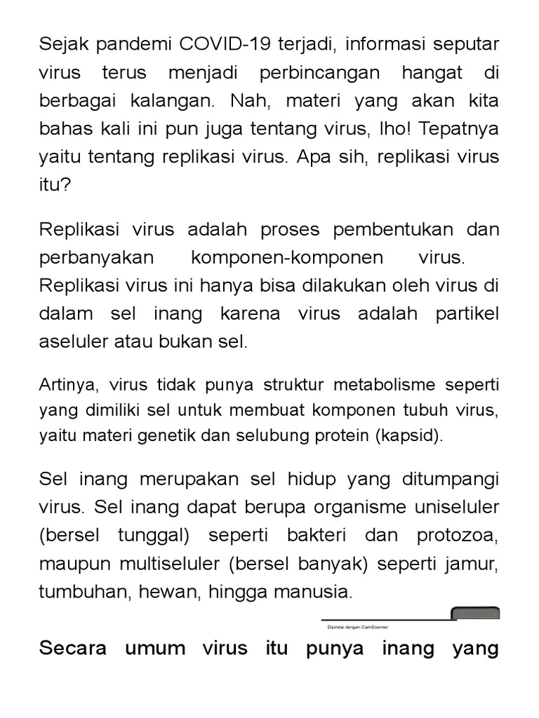 Replikasi Virus: Siklus Litik & Lisogenik | PDF | Kajian Bahasa Asing