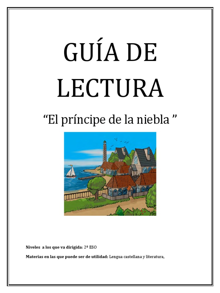 Guia Lectura El Príncipe de La Niebla | PDF