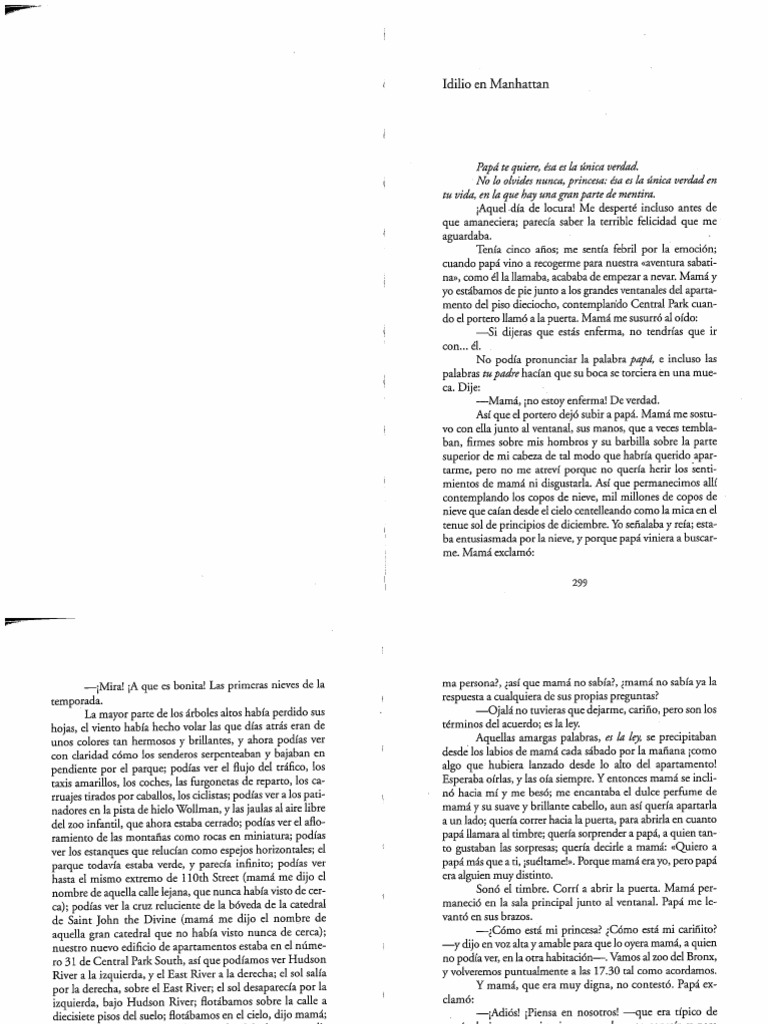 Idilio en Manhattan | PDF