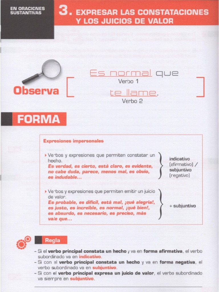 USO Del - Subjuntivo DOS | PDF