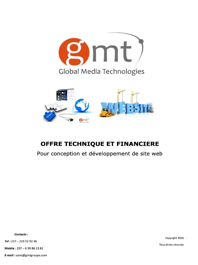 Offre Technique Et Financiere | PDF