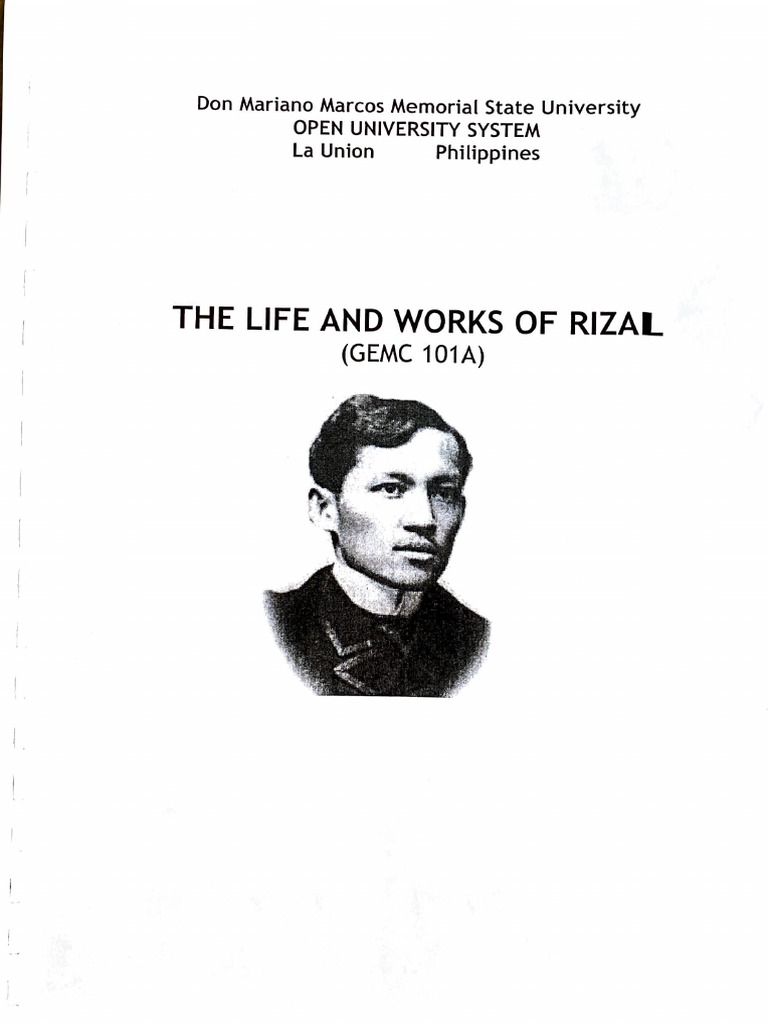 GEMC 101A Module 1 Life and Works of Rizal 1 | PDF