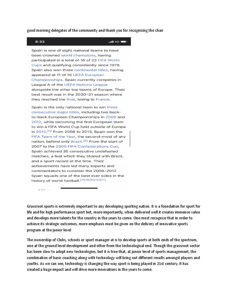 MUN Fifa (Spain) | PDF | Sports | Association Football