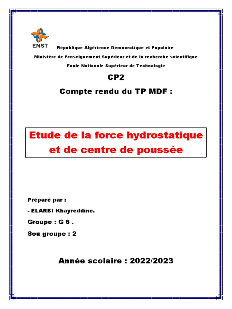 TP MDF | PDF