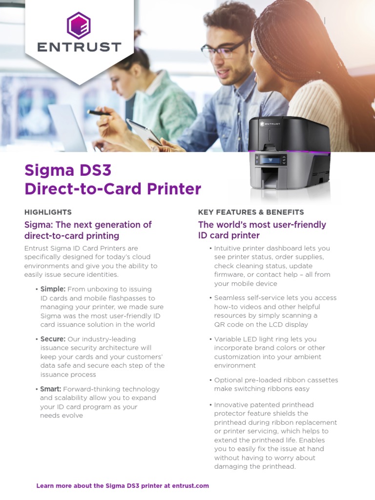 Sigma DS3 Direct To Card Printer Ds | PDF | Printer (Computing) | Computer Hardware