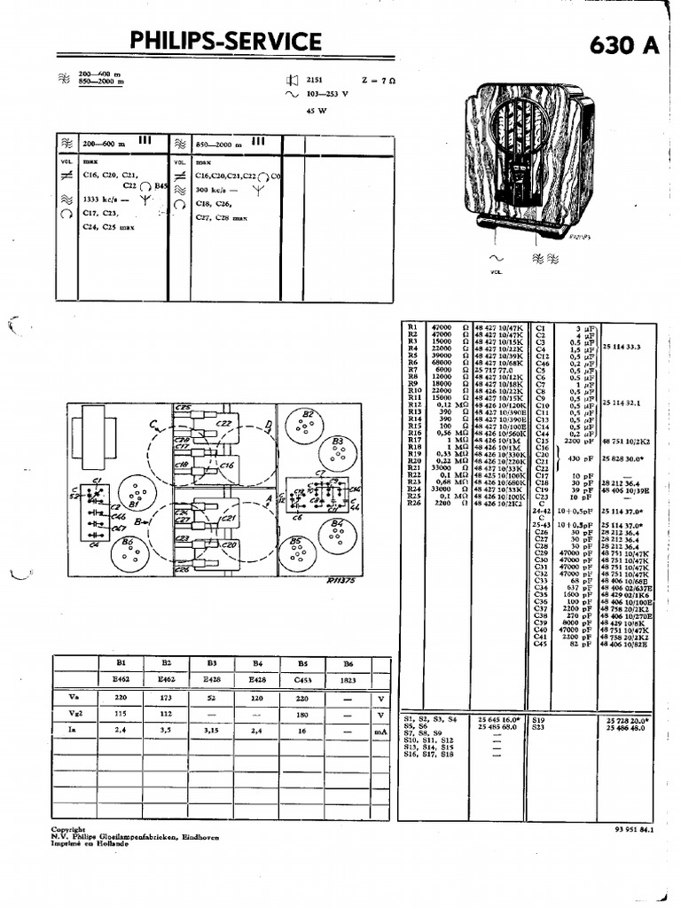 Philips 630A SM | PDF