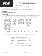 Learning Module Grade 3 - Math First Quarter: (Week 1) | PDF ...