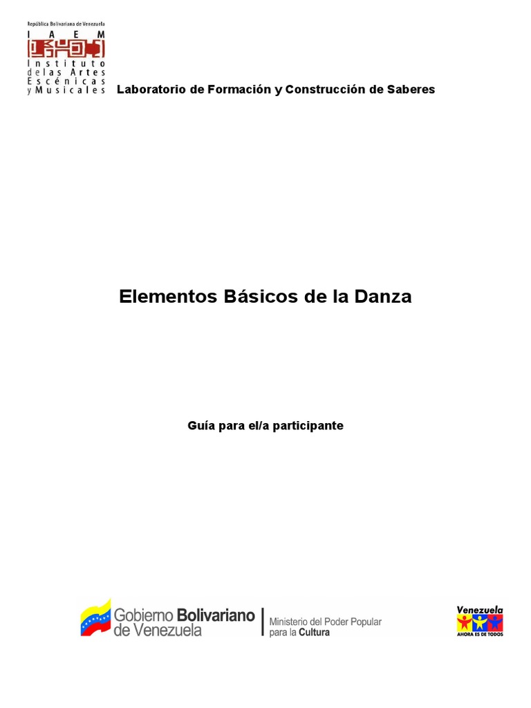 S2 Elementos Básicos de La Danza 080507 | PDF | Bailes | Ritmo