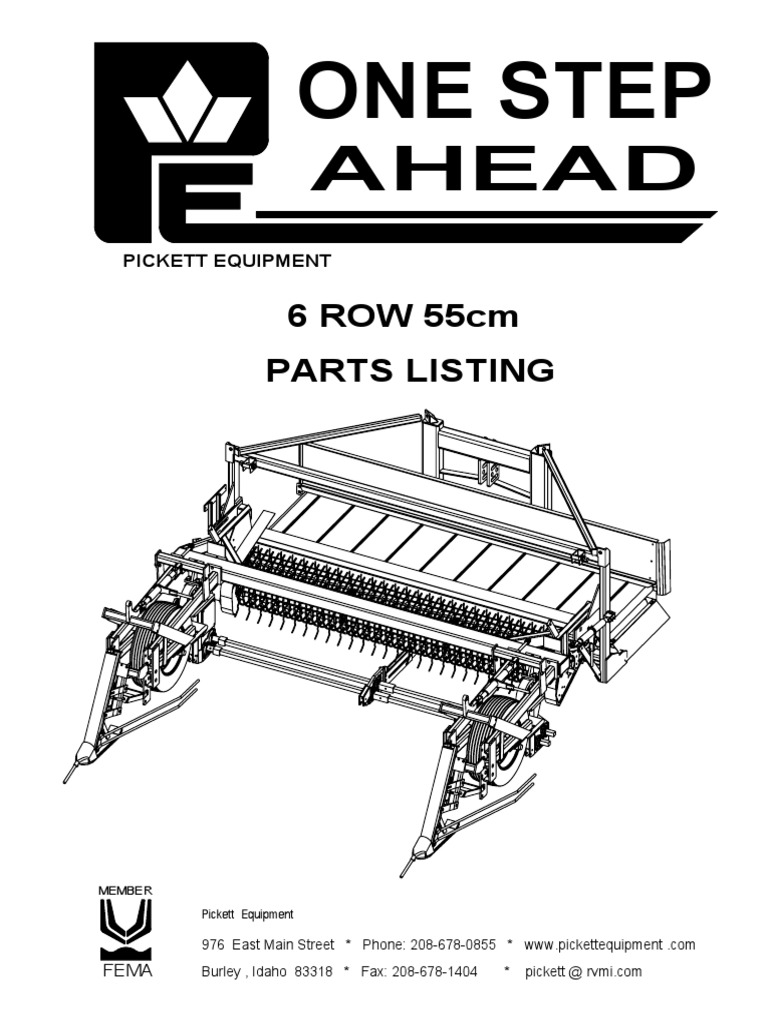 Catalogue Pieces Detachees - Vues Eclatees - Arracheuse de Haricots ...