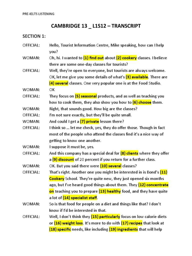 Transcript 2 - Key | PDF