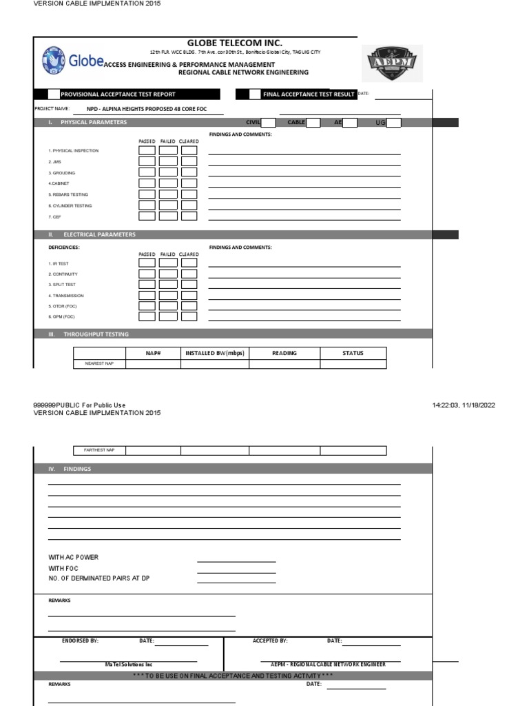 AEPM ATR Form | PDF