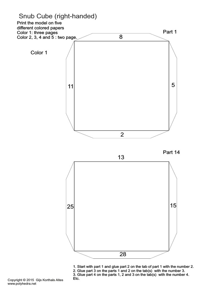 Large Snub Cube Right Handed | PDF | Intellectual Works | Written Communication