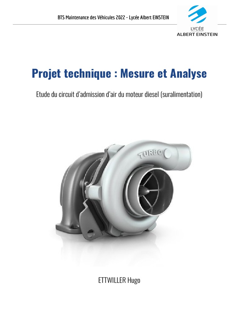 Projet Technique ETTWILLER Hugo | PDF