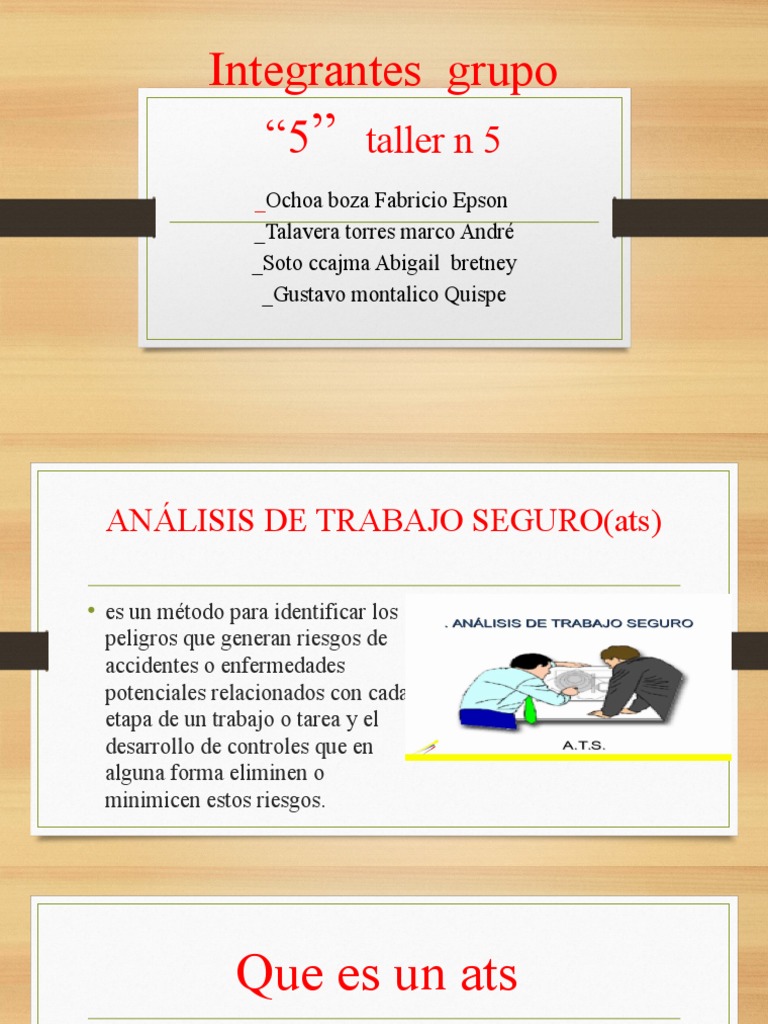 ANÁLISIS DE TRABAJO SEGURO Ats 02-05-22 | PDF