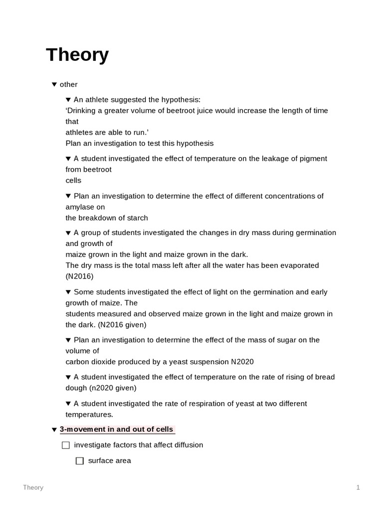 Igcse Biology 0610 Practical Pdf