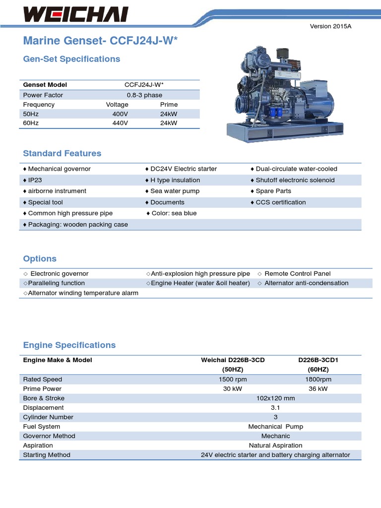 CCFJ24J W D226B 3 | PDF | Engines | Manufactured Goods
