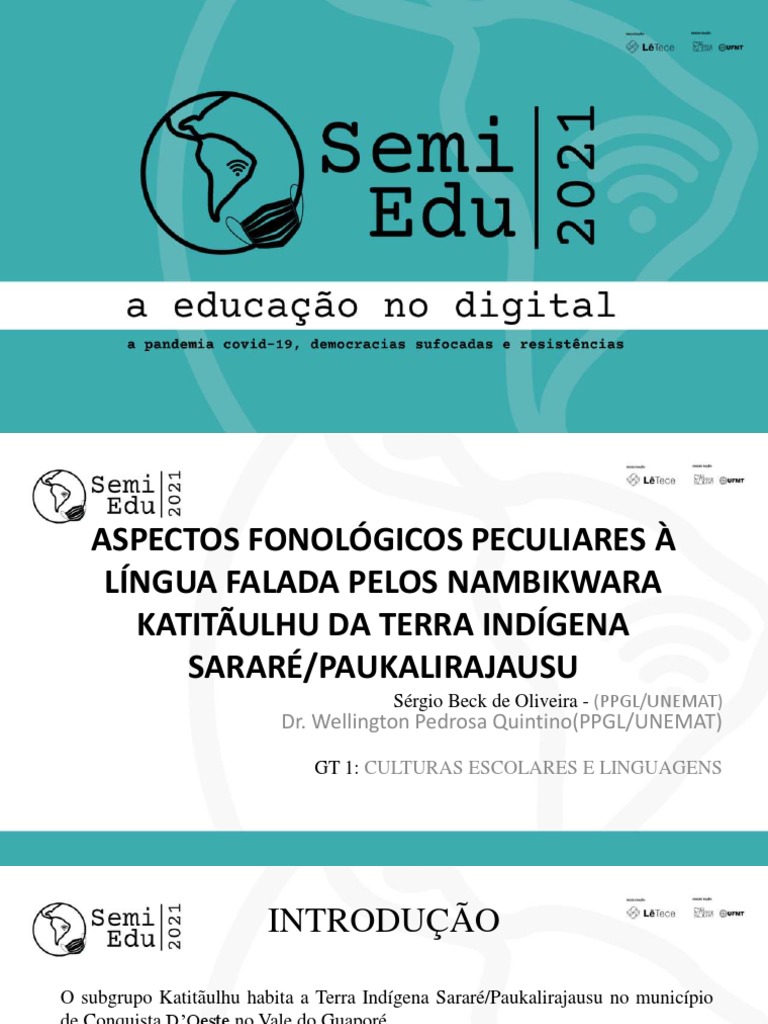 Apresentação Semiedu Sérgio | PDF