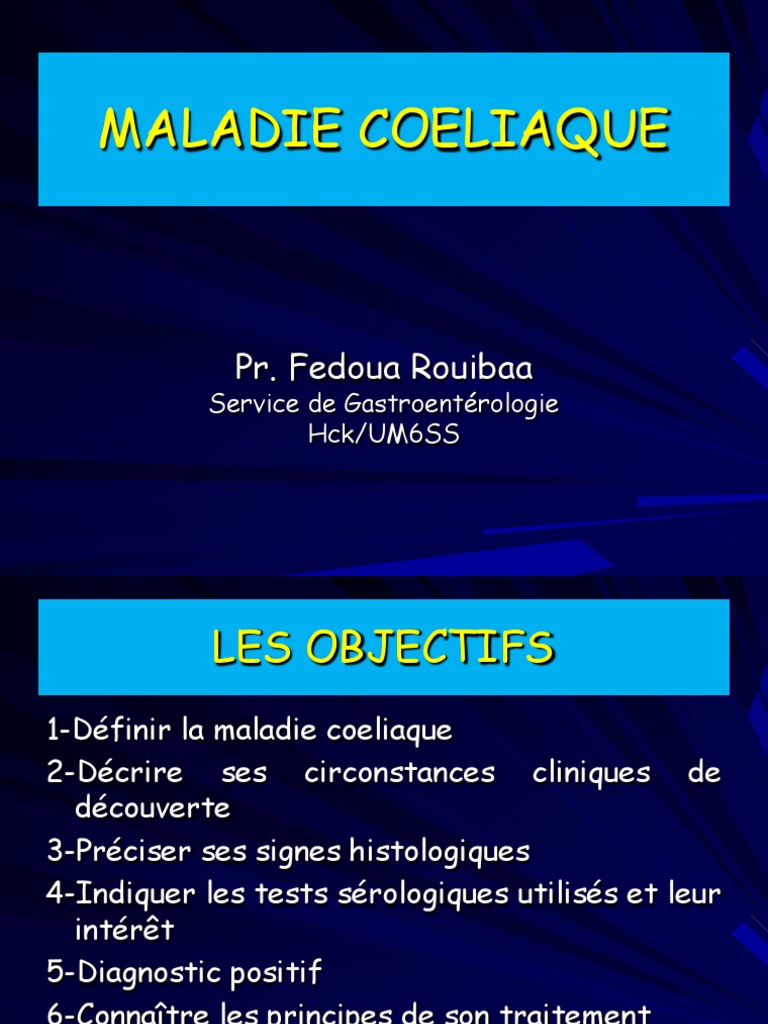 Diagnostic et traitement de la maladie coeliaque | PDF